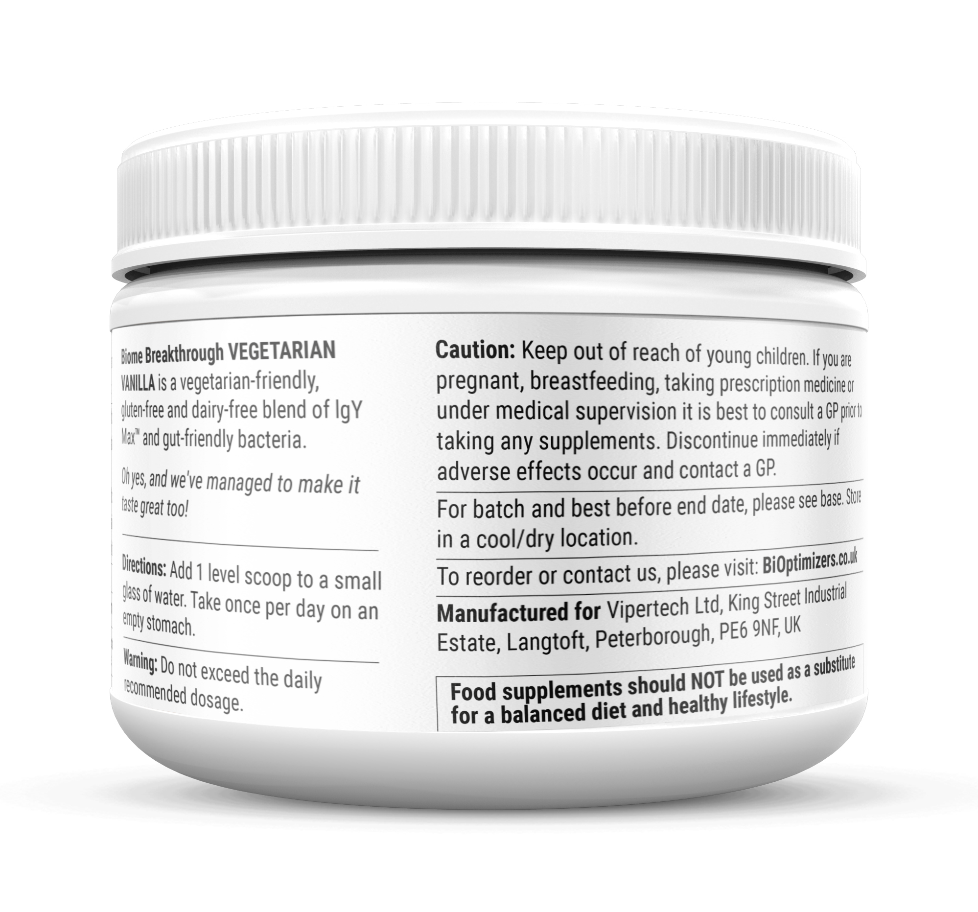 Biome Breakthrough - Vanilla | BiOptimizers Supplement