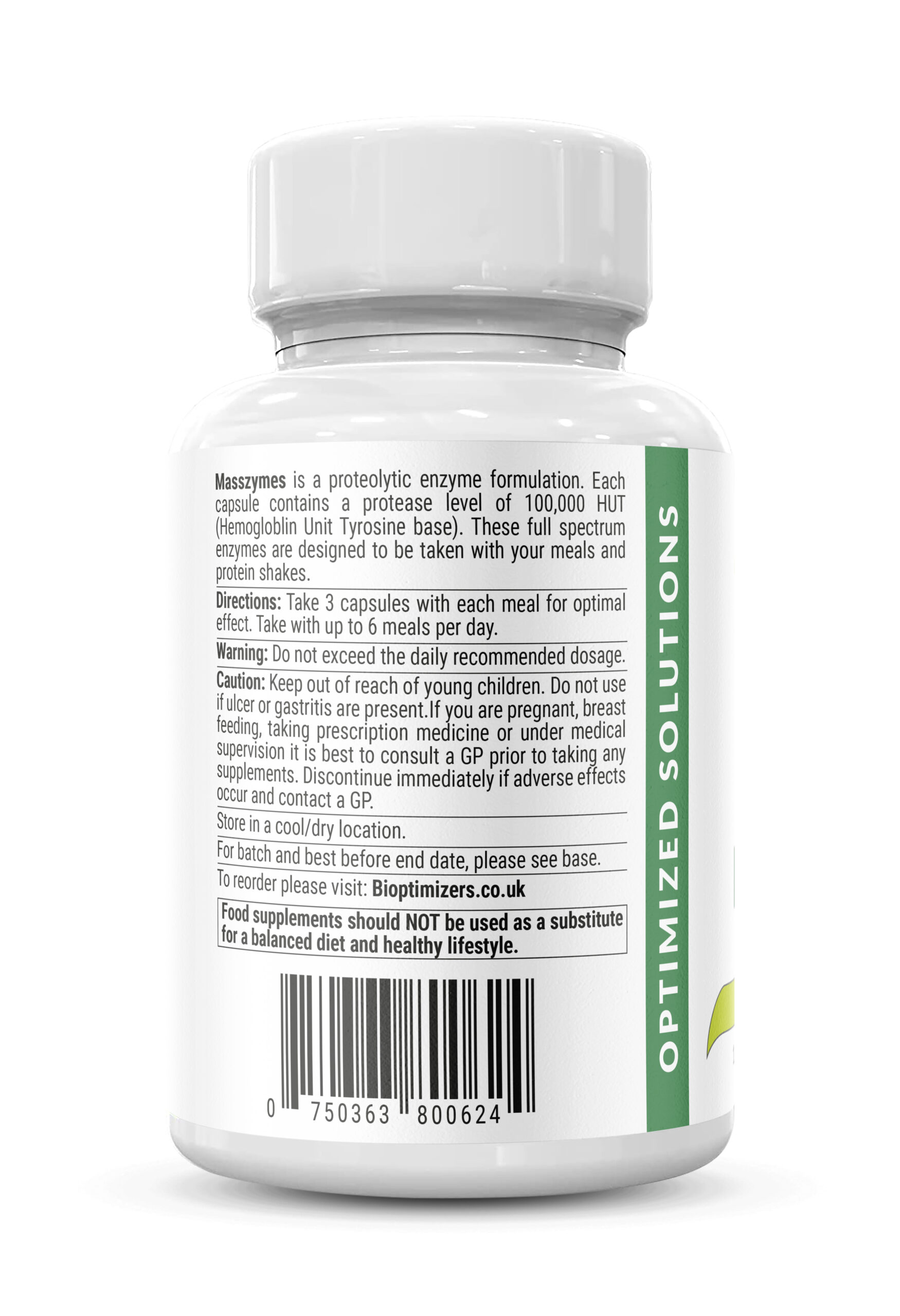 Masszymes | BiOptimizer Protease Supplement | XBrain