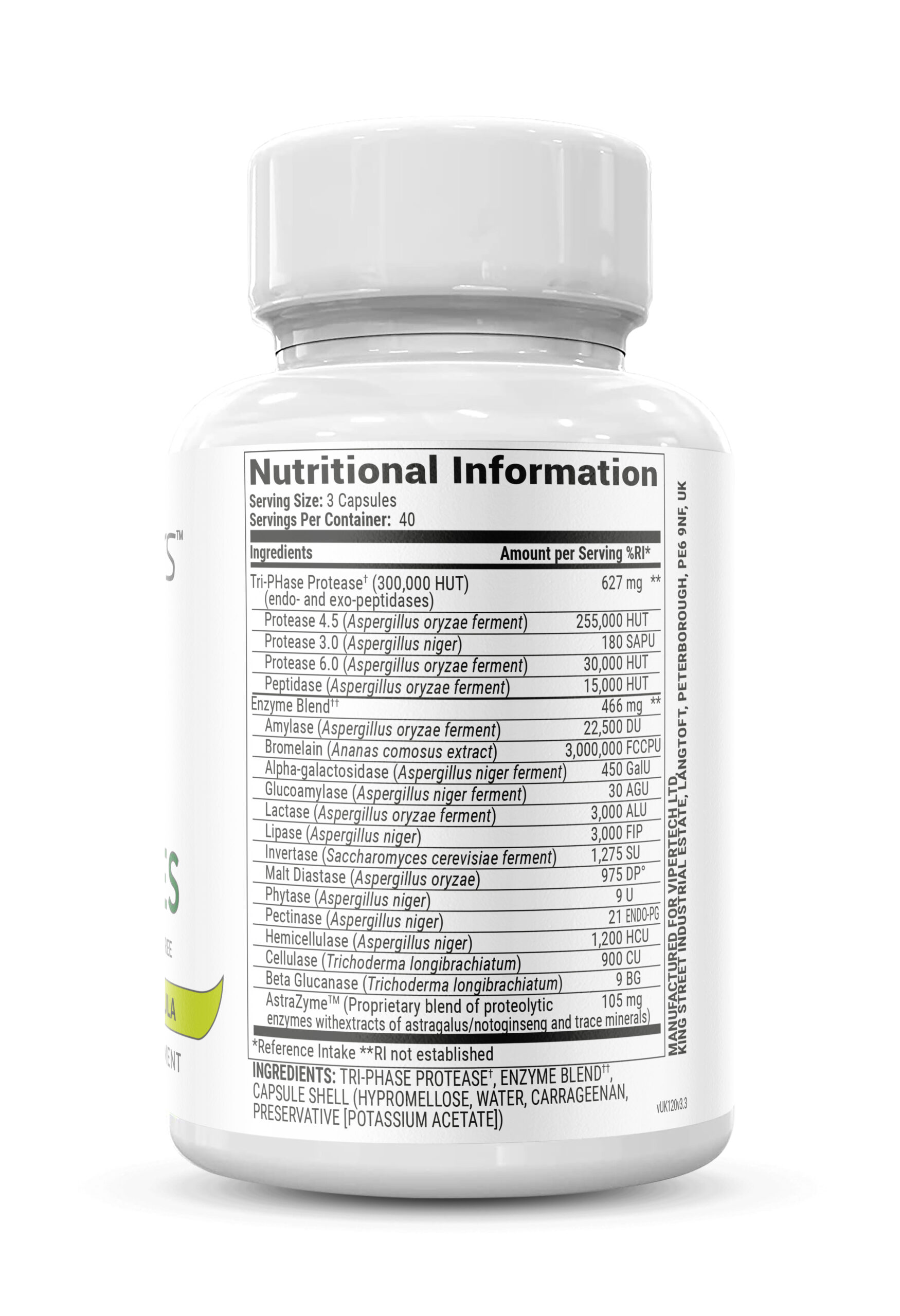 Masszymes | BiOptimizer Protease Supplement | XBrain